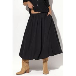 Hochwaisted A-Linien Midi-Rock