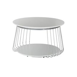 M&ouml;bel Kraft Couchtisch wei&szlig; Ma&szlig;e (cm): H: 42 &Oslash;: 70.0 &raquo; M&ouml;bel Kraft