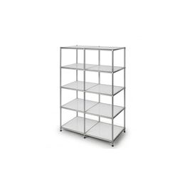 Floordirekt Metallregal wei&szlig; Ma&szlig;e (cm): B: 78 H: 118 &raquo; M&ouml;bel Kraft