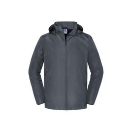 Russel Athletic Russell Collection - "Essential" Shelljacke f&uuml;r Herren, Wetterfest (Eisengrau)