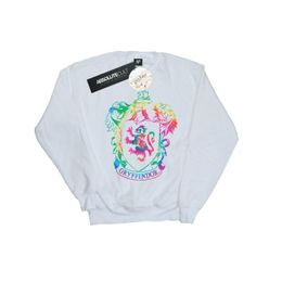 Harry Potter - "Gryffindor" Sweatshirt f&uuml;r M&auml;dchen (Wei&szlig;)