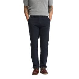 Chinohose marineblau im Regular Fit mit Polo Club Logo