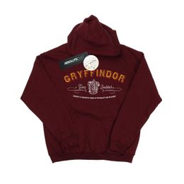 Harry Potter - "Gryffindor Quidditch" Kapuzenpullover f&uuml;r M&auml;dchen (Burgunderrot)