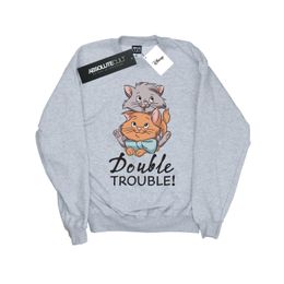 Disney - "The Aristocats Double Trouble" Sweatshirt f&uuml;r M&auml;dchen (Grau)