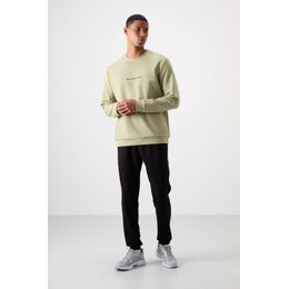 Bedrucktes Fleece-Sweatshirt- und Hosen-Set