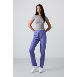Damen Fleece-Sweatpants mit geradem Bein
