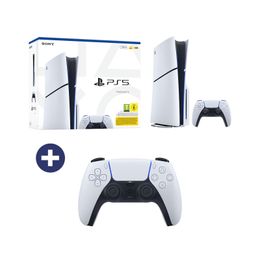 Sony PlayStation 5 Disc-Edition (E-Chassis) + DualSense Wireless-Controller white V3