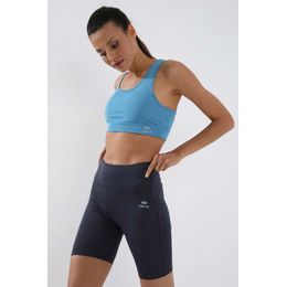 Kurze Hochtaillierte Sportleggings