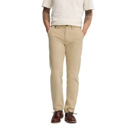 Chinohose beige im Regular Fit mit Polo Club Logo