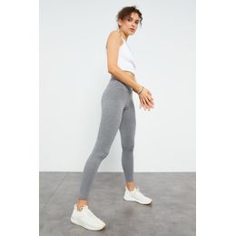 Hochtaillierte Leggings aus Baumwolle und Elasthan