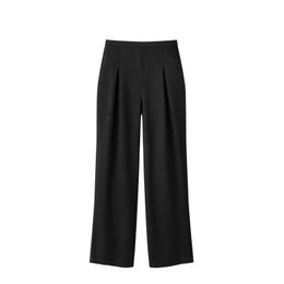 Damen Hochgeschnittene Weite Crepe-Hosen
