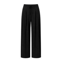 Damen Hochbundige Weite Jersey-Hosen