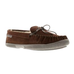 Hush Puppies ace Leder Herren Pantoffeln voll Schokolade
