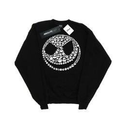 Disney - "Nightmare Before Christmas Jack Skull Collage" Sweatshirt f&uuml;r Damen (Schwarz)