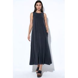 &Auml;rmelloses Maxi-Jersey-Kleid