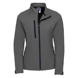 Russel Athletic Russell - Softshelljacke 3 Lagen f&uuml;r Damen (Titanium-Grau)