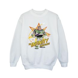 Disney - "Toy Story Buzz To Infinity" Sweatshirt f&uuml;r M&auml;dchen (Wei&szlig;)
