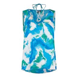 V&eacute;ro Moda Vero Moda - Bluse f&uuml;r Damen, V-Ausschnitt, leger (Dresden Blau)