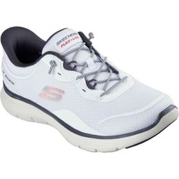Skechers Flex Appeal 5.0 Easy Breezy Textil Damen Sneakers Wei&szlig;/Multi Standard