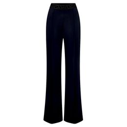 Peter Hahn Basler - Wide Fit-Jersey-Hose, blau, Gr. 19