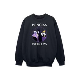 Disney Girls Villains Prinzessin Kopfschmerzen Sweatshirt (Schwarz)