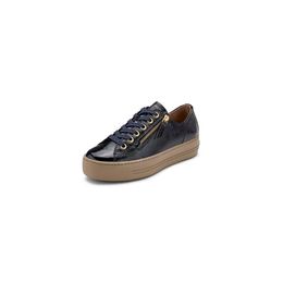 Peter Hahn Paul Green - Plateau-Sneaker, blau, Gr. 42 - Leder