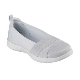 Skechers - "Flex" Sneaker f&uuml;r Damen, Zum Anschl&uuml;pfen (Hellgrau)