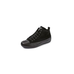 Candice Cooper - Kn&ouml;chelhoher Sneaker Mid, schwarz, Gr. 37.5 - Leder