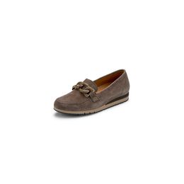 Peter Hahn Gabor - Slipper, beige, Gr. 37 - Leder