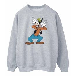 Disney - "Crazy" Sweatshirt f&uuml;r Herren (Grau)