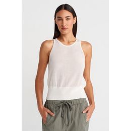 Rippenshirt ohne &Auml;rmel