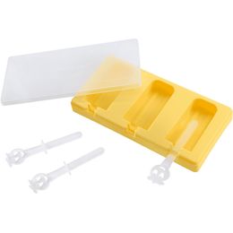Metaltex Fun Kitchen Eislollyformer f&uuml;r 3 Eislollys mit Silikonform und Deckel - Sonstiges K&uuml;chenzubeh&ouml;r