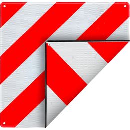 Berger Aluminium-Warntafel 2-in-1 f&uuml;r Italien und Spanien 50 x 50 cm - Fahrradtr&auml;ger-Zubeh&ouml;r