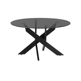 M&ouml;bel Kraft Couchtisch schwarz Ma&szlig;e (cm): H: 45 &Oslash;: 80.0 &raquo; M&ouml;bel Kraft
