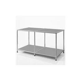 Floordirekt Metallregal grau Ma&szlig;e (cm): B: 78 H: 46 &raquo; M&ouml;bel Kraft