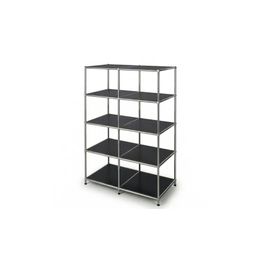 Floordirekt Metallregal schwarz Ma&szlig;e (cm): B: 78 H: 118 &raquo; M&ouml;bel Kraft