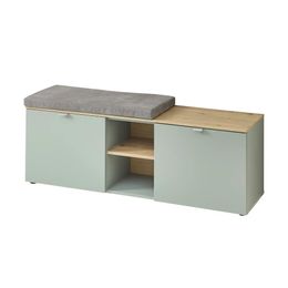 Primo Garderobenbank Turin gr&uuml;n Ma&szlig;e (cm): B: 128 H: 50 T: 38.0 &raquo; M&ouml;bel Kraft