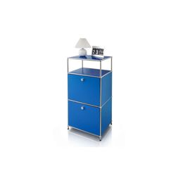 Floordirekt Metallregal blau Ma&szlig;e (cm): B: 50 H: 100 &raquo; M&ouml;bel Kraft