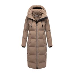 Marikoo Damen Winter Steppmantel Tikoraa mit abnehmbarer Kapuze