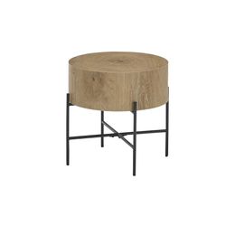 M&ouml;bel Kraft Beistelltisch holzfarben Ma&szlig;e (cm): H: 45 &Oslash;: 45.0 &raquo; M&ouml;bel Kraft