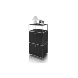 Floordirekt Metallregal schwarz Ma&szlig;e (cm): B: 50 H: 100 &raquo; M&ouml;bel Kraft