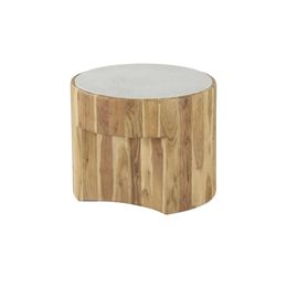 M&ouml;bel Kraft Couchtisch holzfarben Ma&szlig;e (cm): H: 40 &Oslash;: 50.0 &raquo; M&ouml;bel Kraft