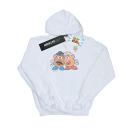 Disney - "Toy Story 4 Mr And Mrs Potato Head" Kapuzenpullover f&uuml;r M&auml;dchen (Wei&szlig;)