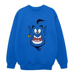 Disney - "Aladdin Genie Face" Sweatshirt f&uuml;r M&auml;dchen (K&ouml;nigsblau)