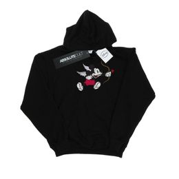Disney - "Mickey Mouse Love Cherub" Kapuzenpullover f&uuml;r Damen (Schwarz)
