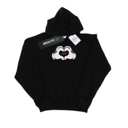Disney - "Mickey Mouse Loves You" Kapuzenpullover f&uuml;r M&auml;dchen (Schwarz)