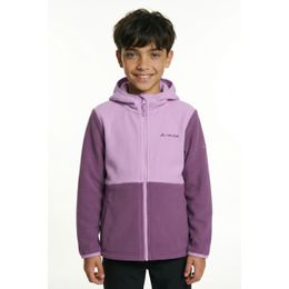 Vaude Jungen Kapuzenfleecejacke "Kids Pulex Hooded Jacket II", lila, Gr. 158, Fleece, Obermaterial: 100% Polyester, Jacken, mit Kapuze,