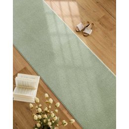 Teppich Esprit, B:80cm H:15mm L:230cmlicht gr&uuml;n, Polypropylen, Wohnzimmer, Teppiche, "Vegas - Esprit Kollektion", Kurzflor, uni, gewebt,