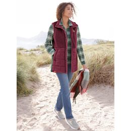 Casual Looks Damen Steppwestemoos, Gr. 38, unifarben, 100% Polyester, Besatz:100% Polyester, Wattierung:100% Polyester, Westen