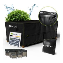 Juskys Gartenm&ouml;bel Abdeckplane 210 x 110 x 75 cm - winterfest, wasserdicht, UV-Schutz, Schutzh&uuml;lle